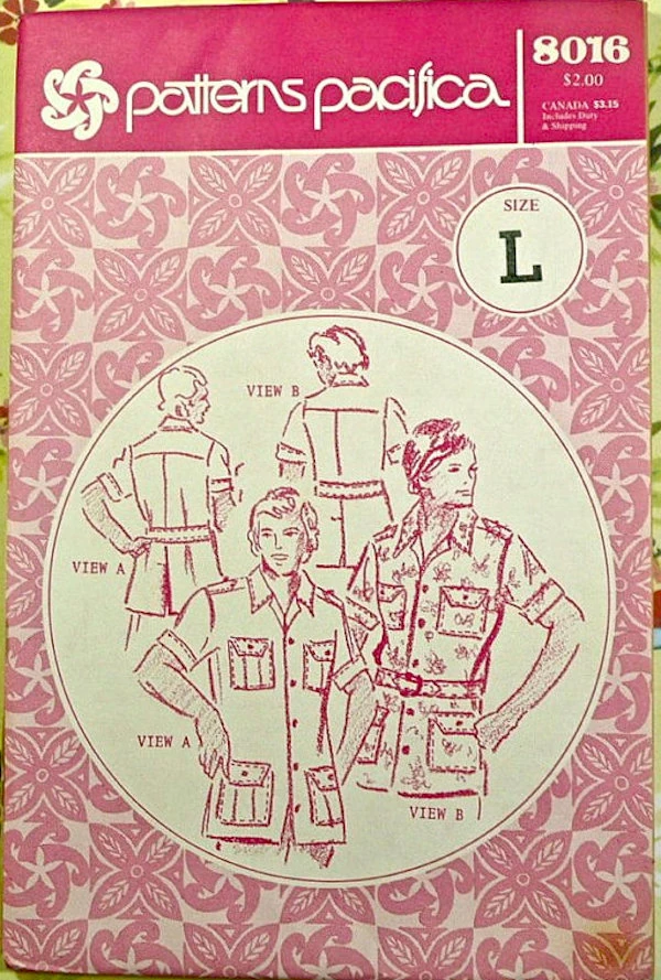 Patterns Pacifica 8016 | Vintage Sewing Patterns | Fandom