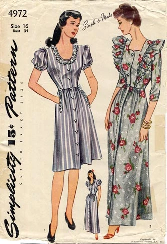 Simplicity 4972 B | Vintage Sewing Patterns | Fandom
