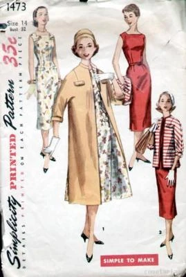 Simplicity 1473 | Vintage Sewing Patterns | Fandom