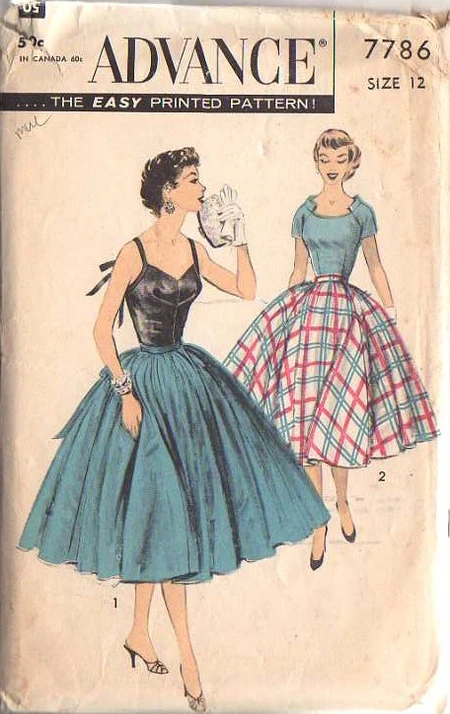 Advance 7786 | Vintage Sewing Patterns | Fandom
