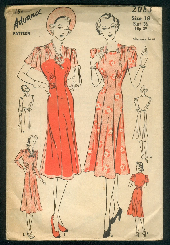 Advance 2083 | Vintage Sewing Patterns | Fandom