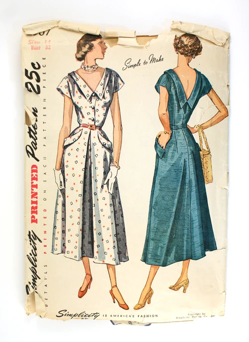 Simplicity 2907 A | Vintage Sewing Patterns | Fandom