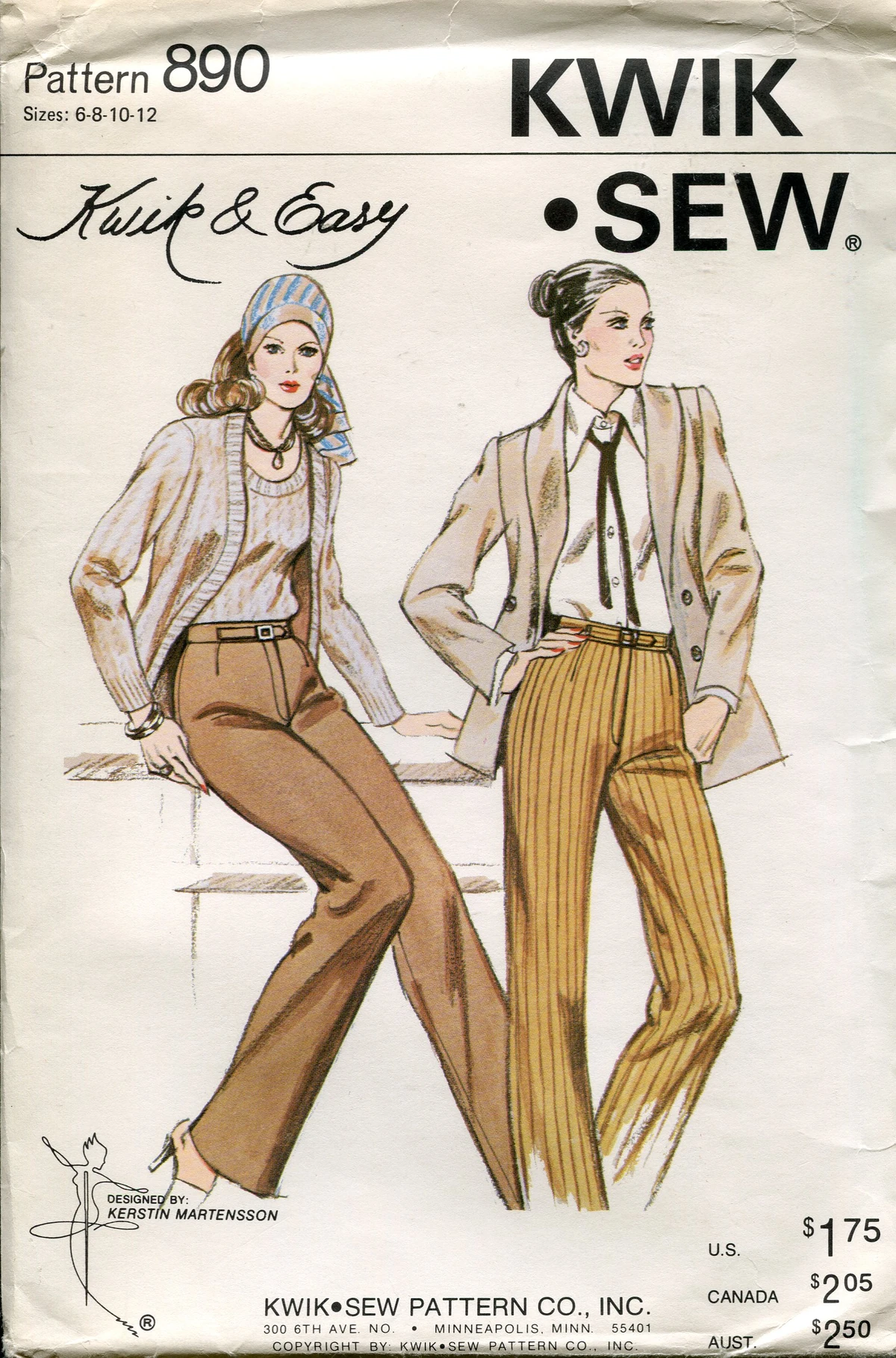 Kwik Sew 890 | Vintage Sewing Patterns | Fandom