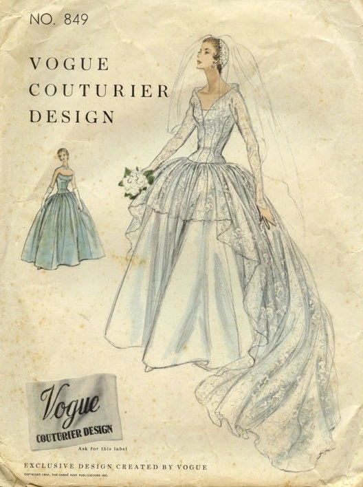 Vogue 849 | Vintage Sewing Patterns | Fandom