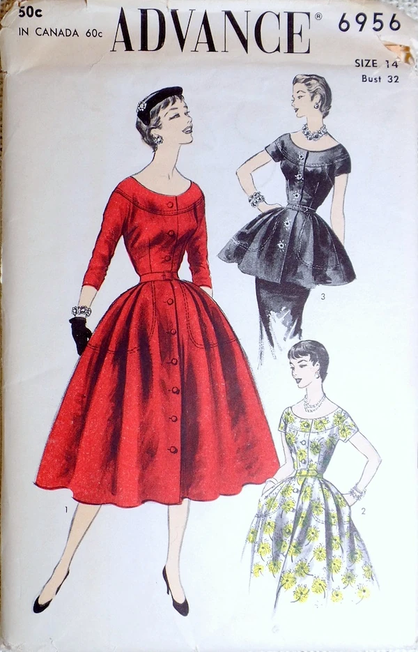 Advance 6956 | Vintage Sewing Patterns | Fandom