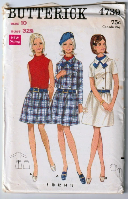 Butterick 4739 C | Vintage Sewing Patterns | Fandom