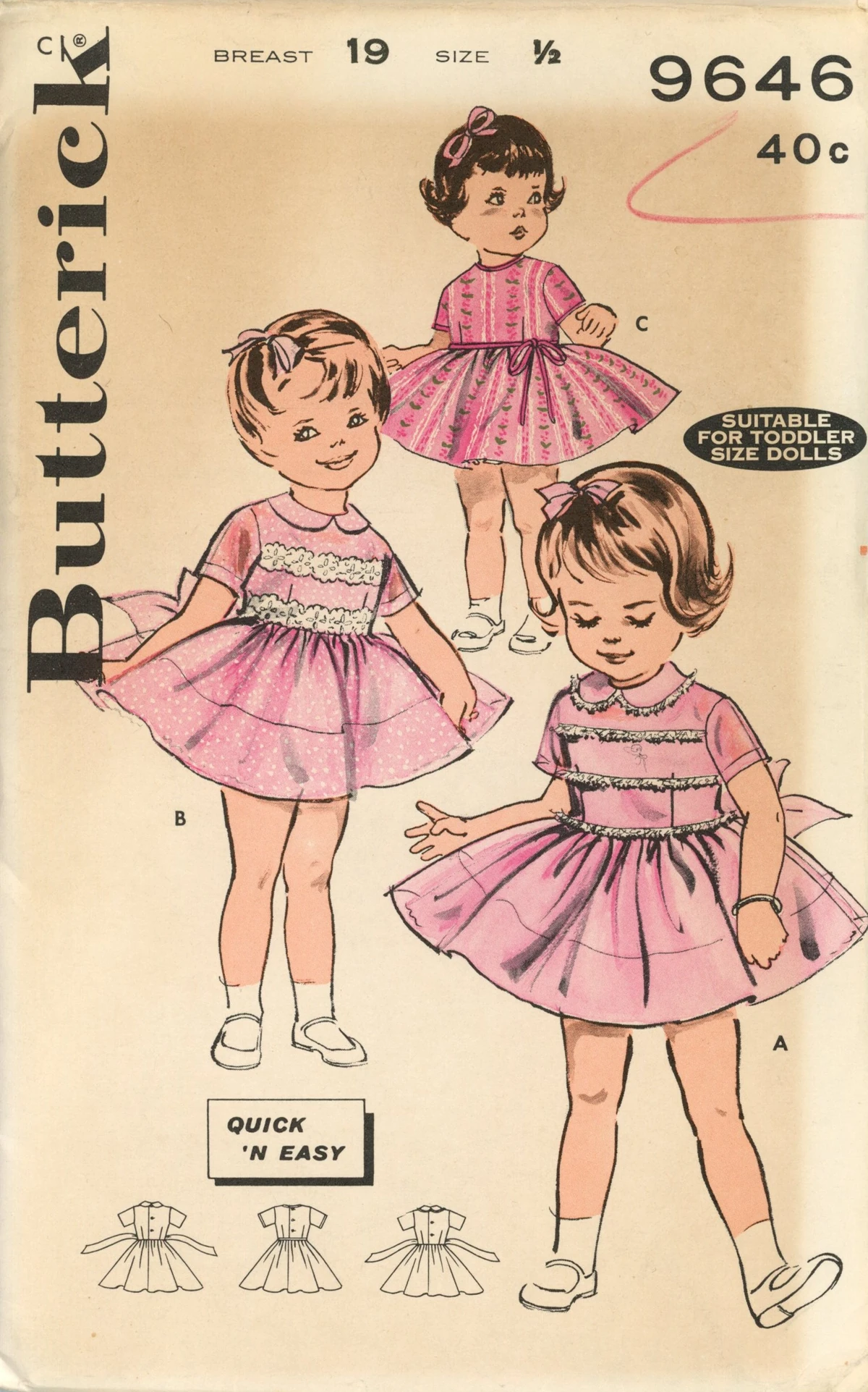 Butterick 9646 | Vintage Sewing Patterns | Fandom