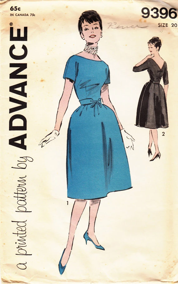 Advance 9396 | Vintage Sewing Patterns | Fandom