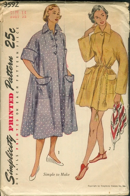 Simplicity 3592 | Vintage Sewing Patterns | Fandom