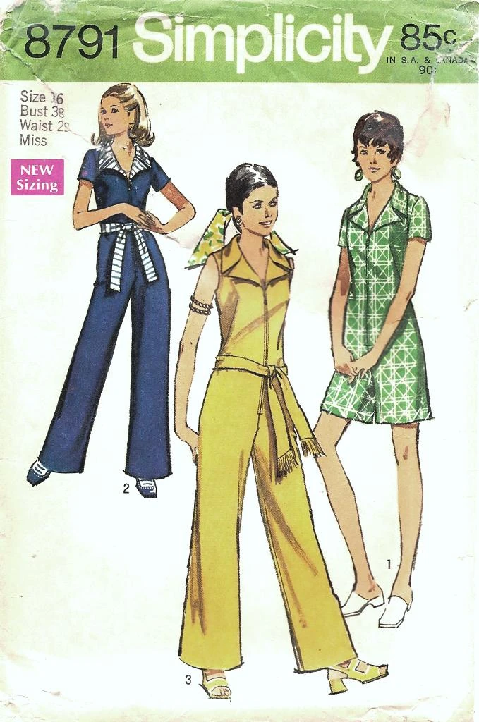 Simplicity 8791 A | Vintage Sewing Patterns | Fandom