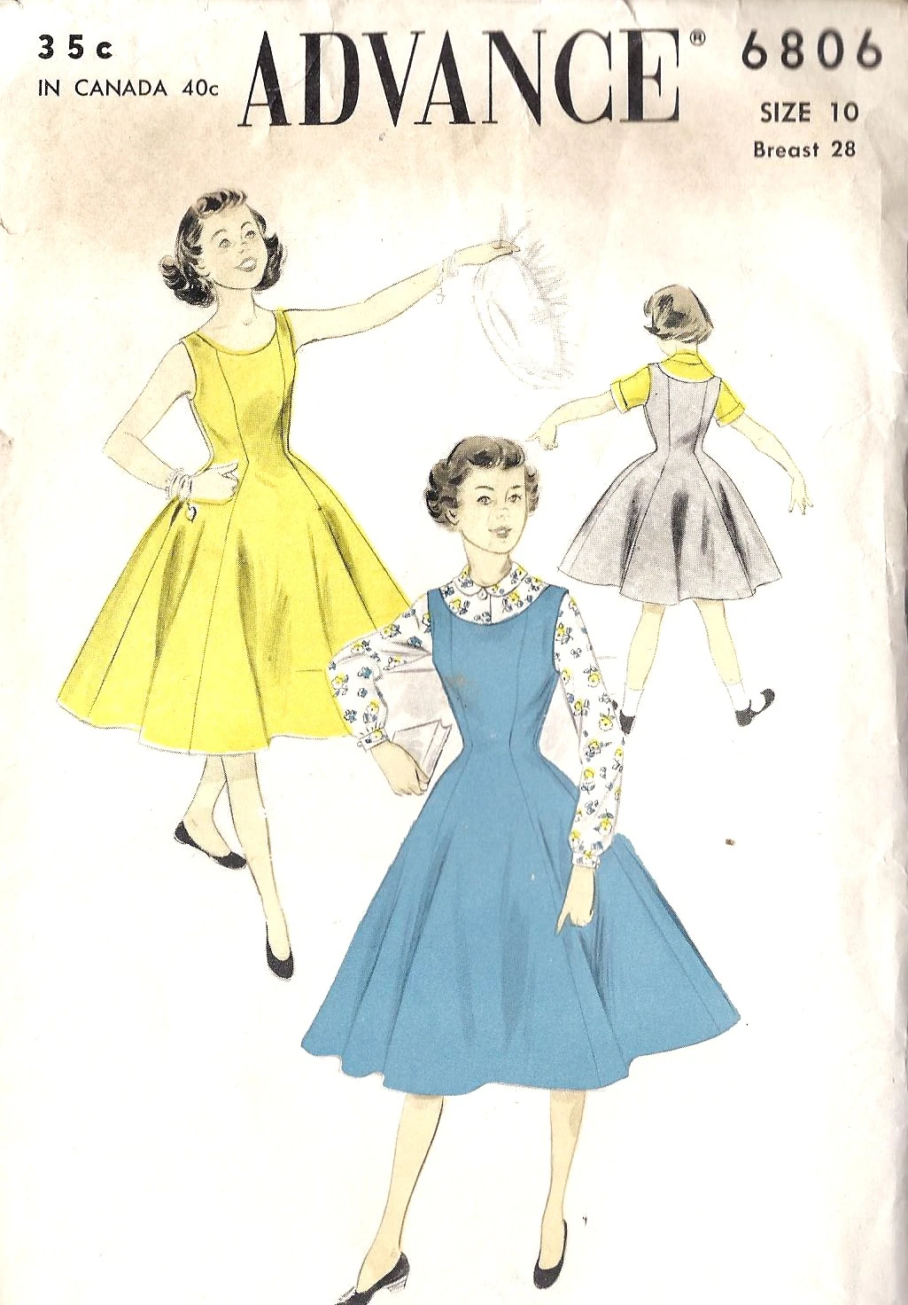 Advance 6806 | Vintage Sewing Patterns | Fandom