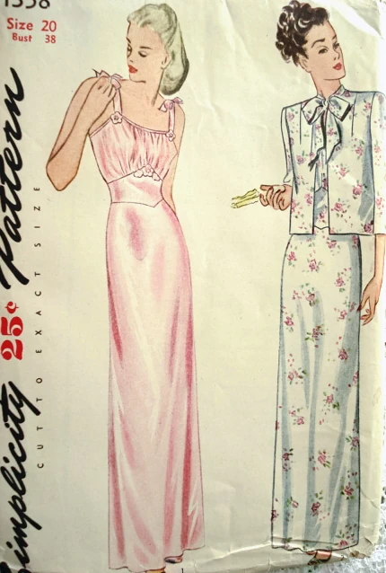 Simplicity 1358 A | Vintage Sewing Patterns | Fandom