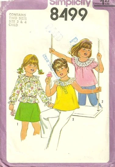 Simplicity 8499 | Vintage Sewing Patterns | Fandom