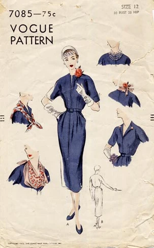 Vogue 7085 | Vintage Sewing Patterns | Fandom