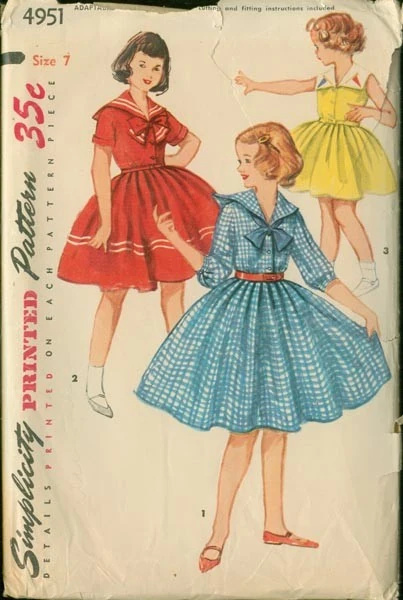 Simplicity 4951 A | Vintage Sewing Patterns | Fandom