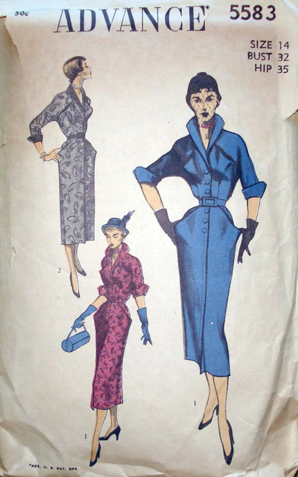 Advance 5583 | Vintage Sewing Patterns | Fandom