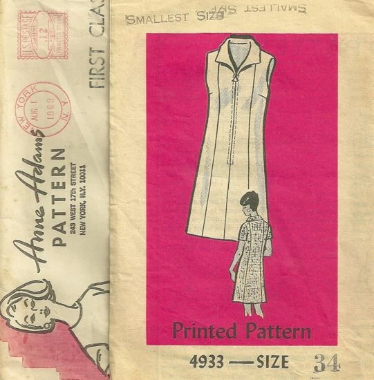 Anne Adams 4933 | Vintage Sewing Patterns | Fandom
