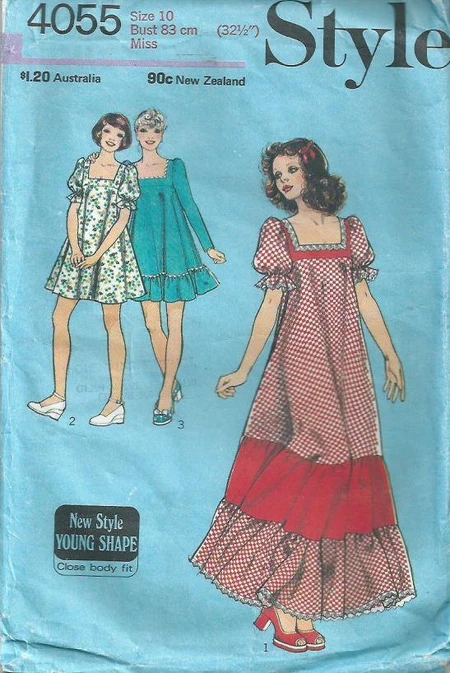Style 4055 | Vintage Sewing Patterns | Fandom
