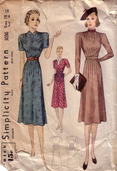 Simplicity 3036 | Vintage Sewing Patterns | Fandom