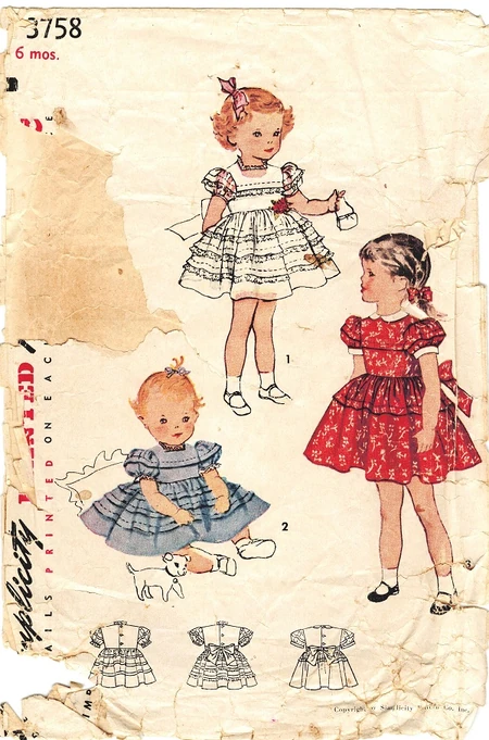 Simplicity 3758 A | Vintage Sewing Patterns | Fandom