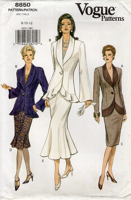 Vogue 8850 C | Vintage Sewing Patterns | Fandom