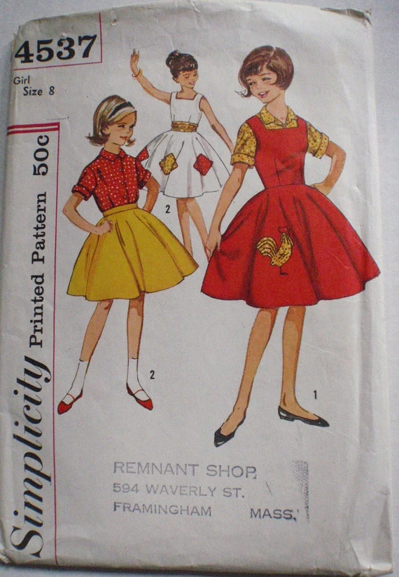 Simplicity 4537 | Vintage Sewing Patterns | Fandom