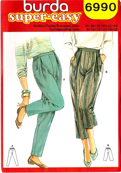 Burda 6990 | Vintage Sewing Patterns | Fandom