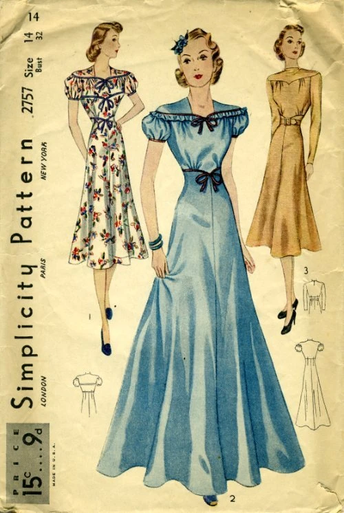 Simplicity 2757 A | Vintage Sewing Patterns | Fandom