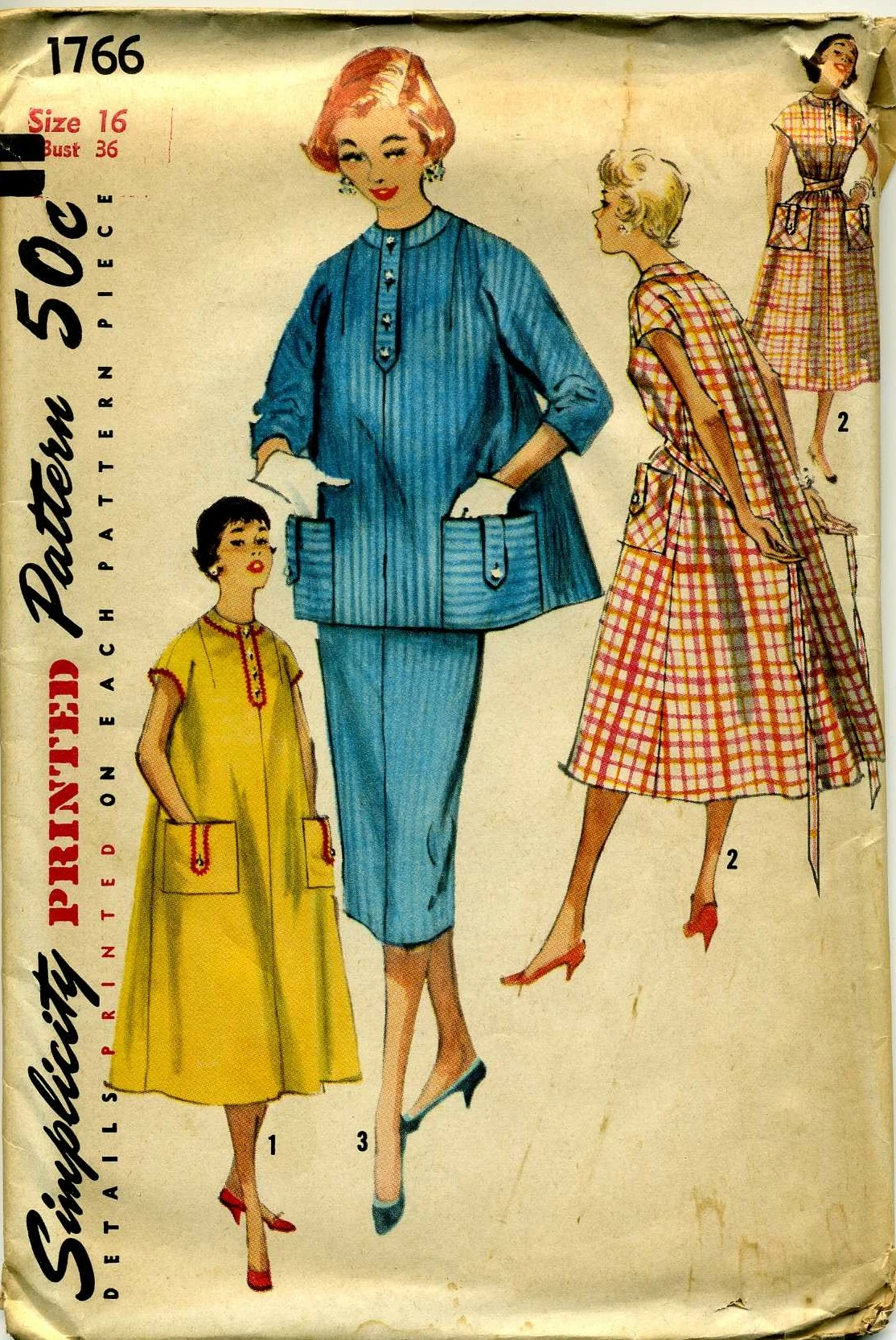 Simplicity 1766 | Vintage Sewing Patterns | Fandom