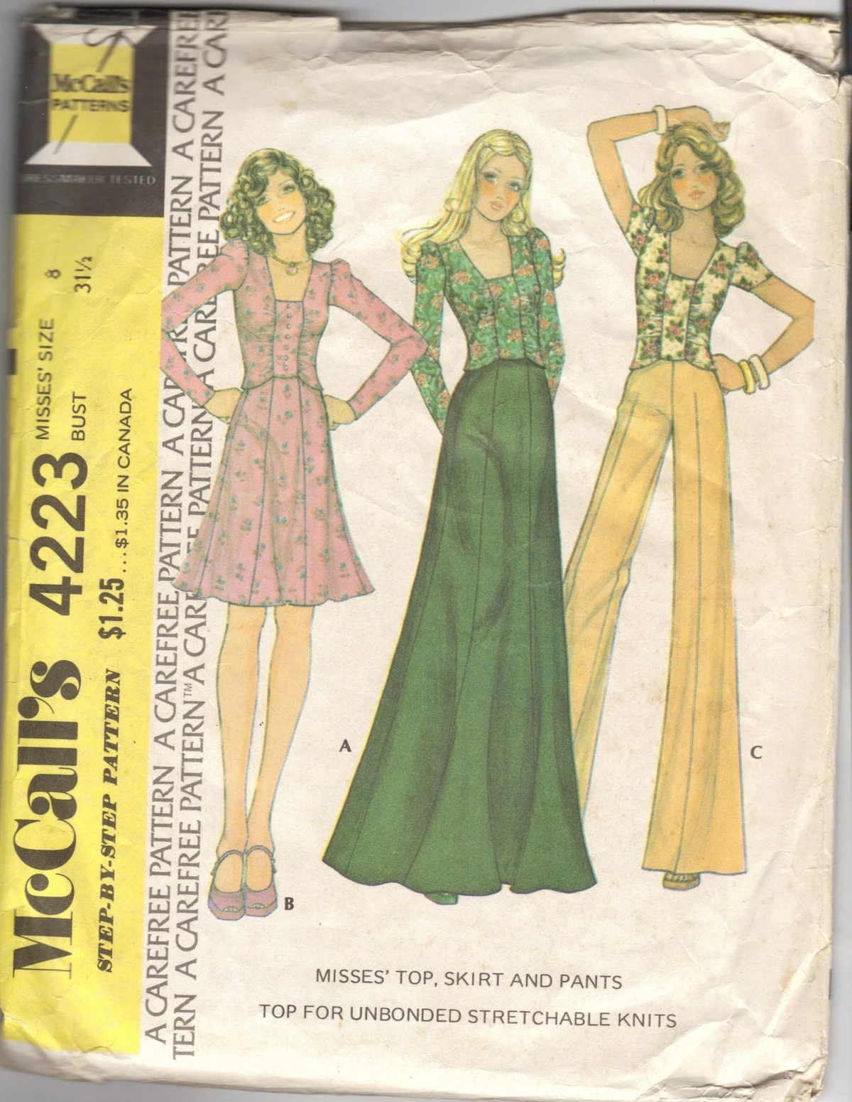 McCall's 4223 | Vintage Sewing Patterns | Fandom