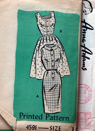 Anne Adams 4591 | Vintage Sewing Patterns | Fandom