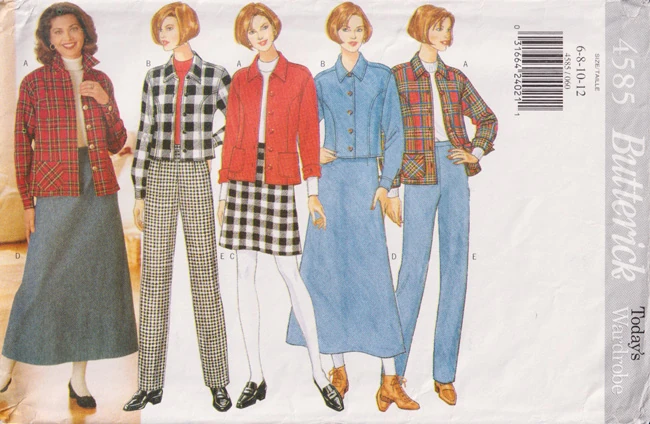 Butterick 4585 C | Vintage Sewing Patterns | Fandom