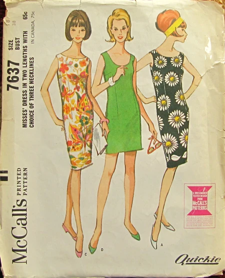 McCall's 7637 | Vintage Sewing Patterns | Fandom