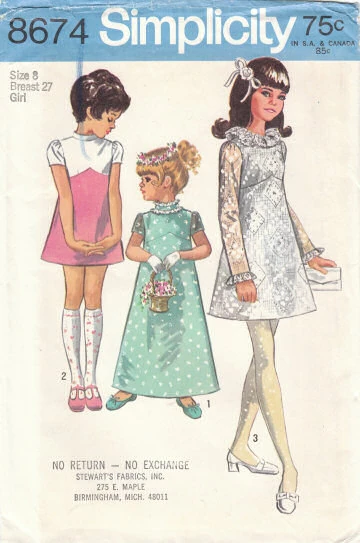 Simplicity 8674 | Vintage Sewing Patterns | Fandom