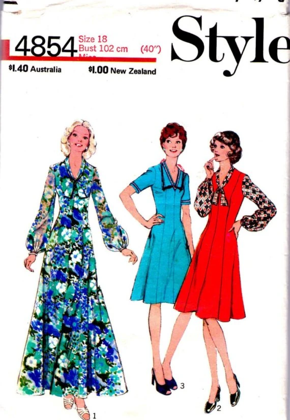 Style 4854 | Vintage Sewing Patterns | Fandom