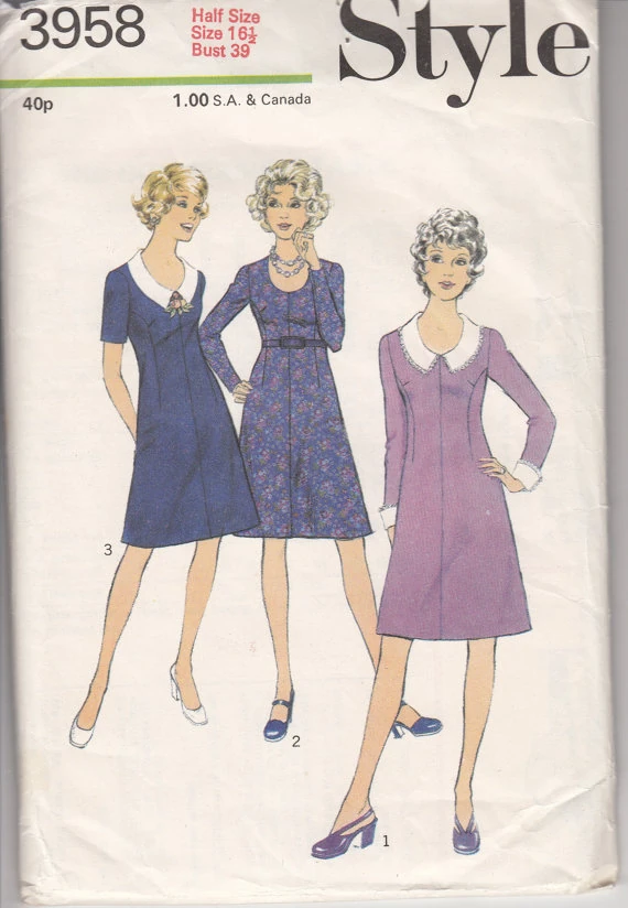 Style 3958 | Vintage Sewing Patterns | Fandom