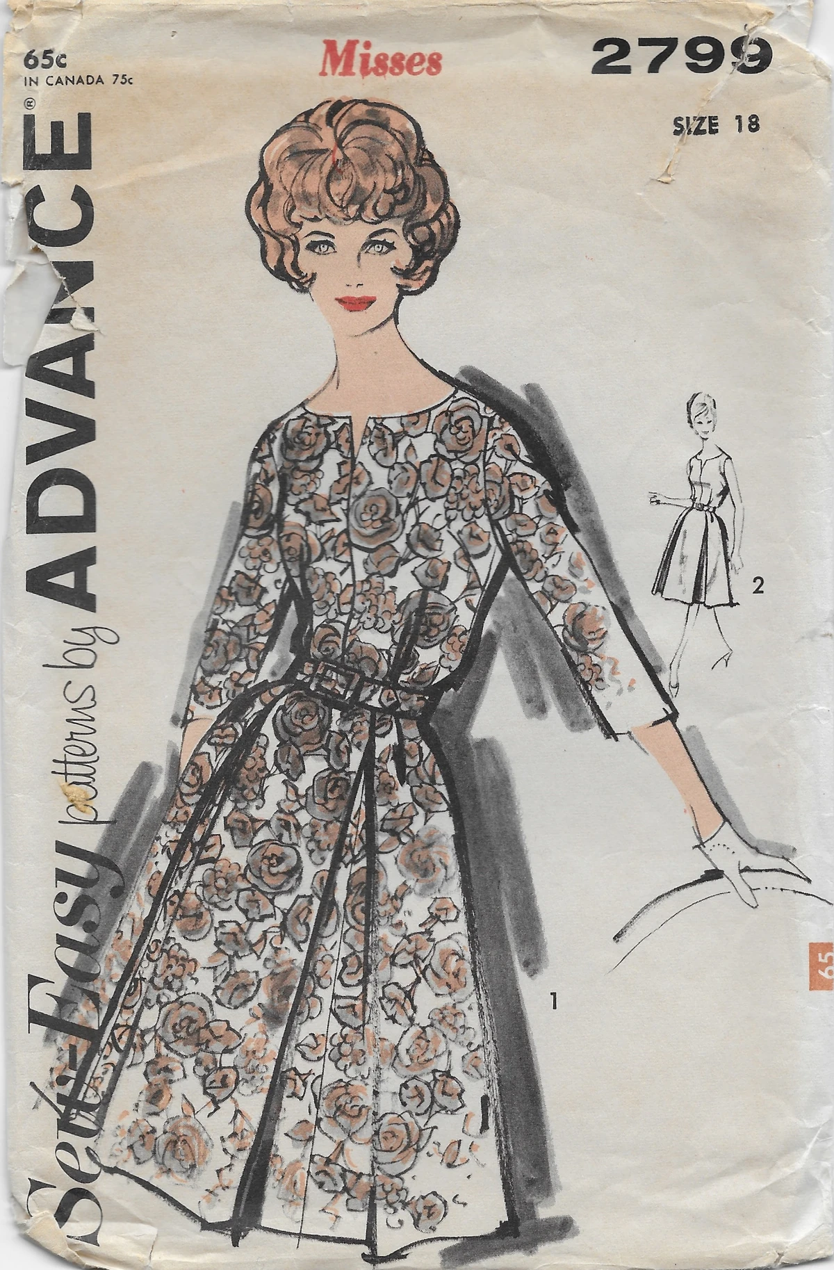Advance 2799 | Vintage Sewing Patterns | Fandom