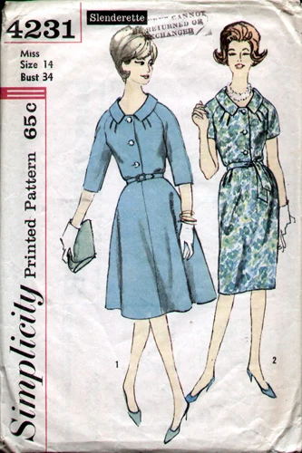 Simplicity 4231 | Vintage Sewing Patterns | Fandom
