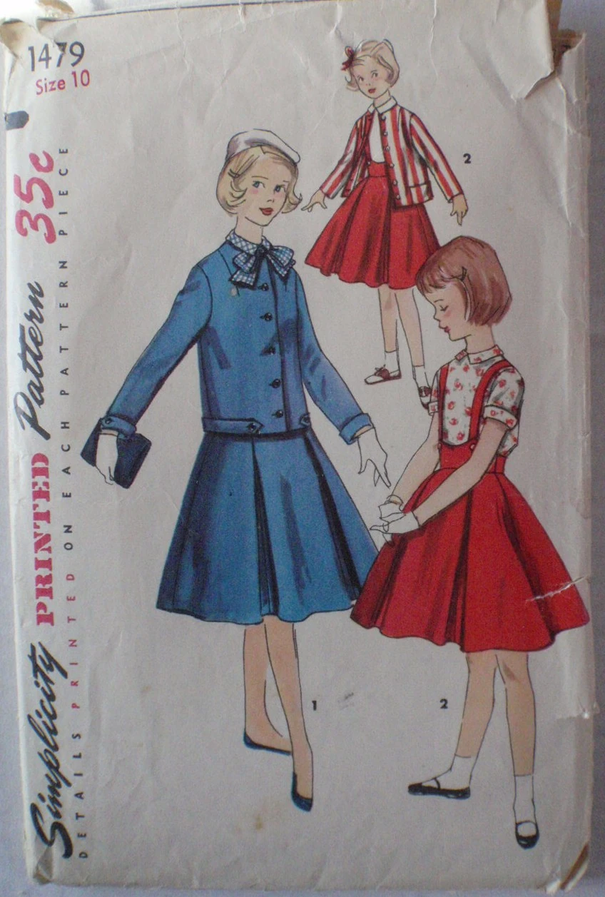 Simplicity 1479 A | Vintage Sewing Patterns | Fandom