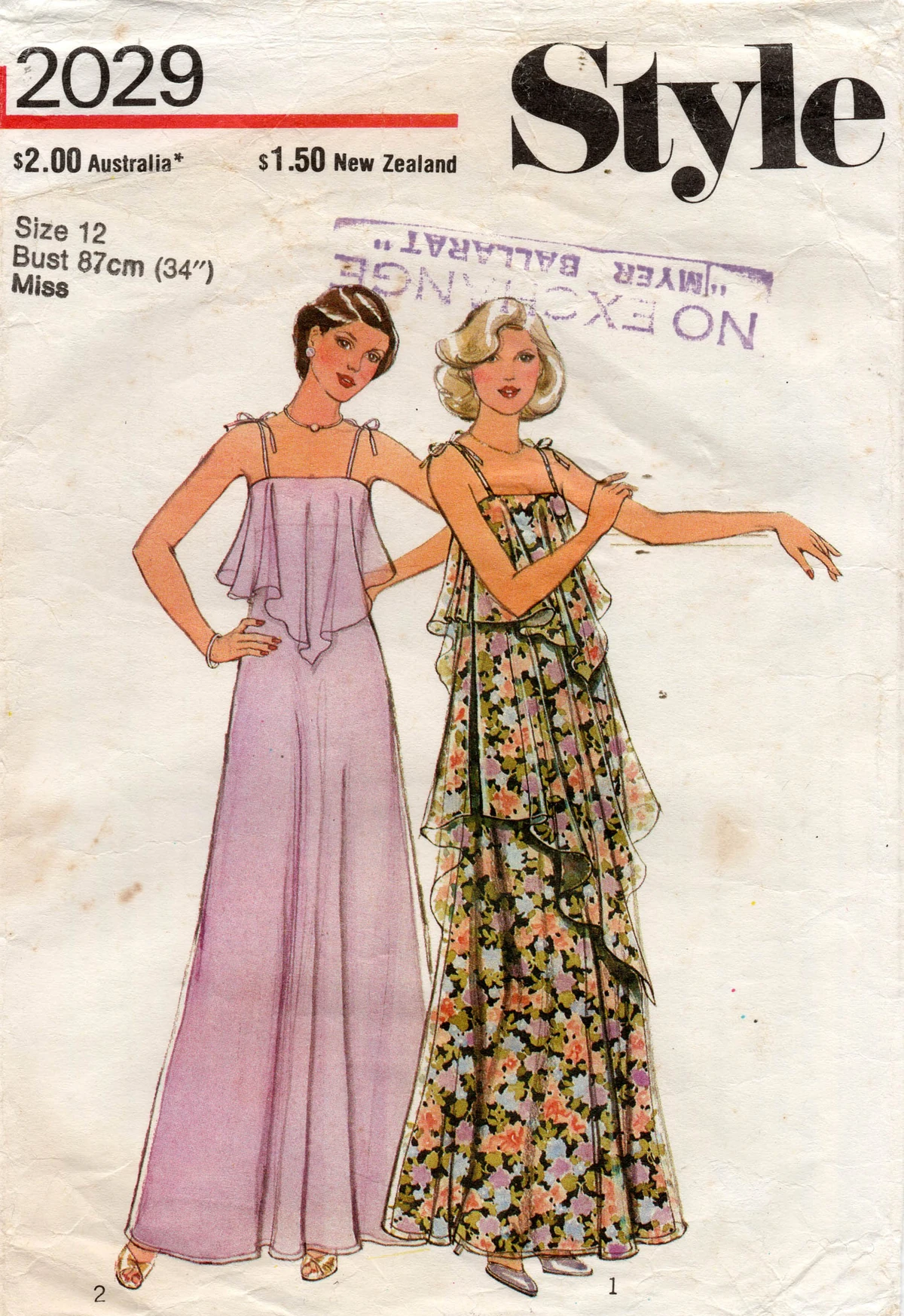 Style 2029 | Vintage Sewing Patterns | Fandom