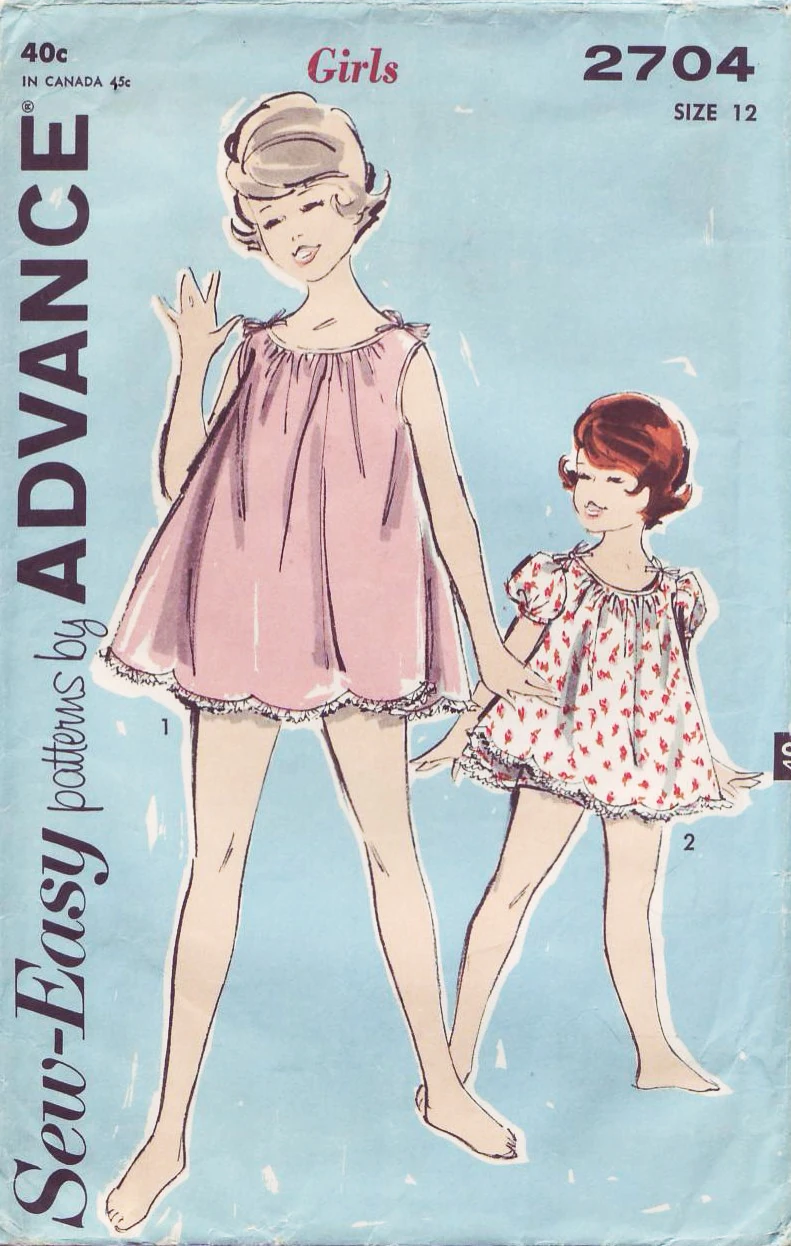 Advance 2704 | Vintage Sewing Patterns | Fandom