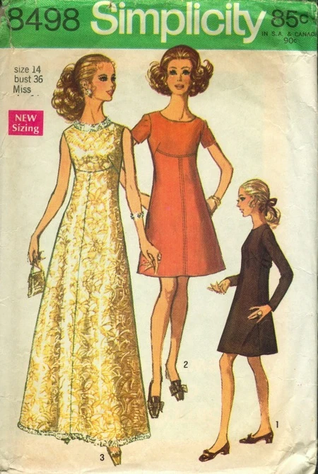 Simplicity 8498 | Vintage Sewing Patterns | Fandom