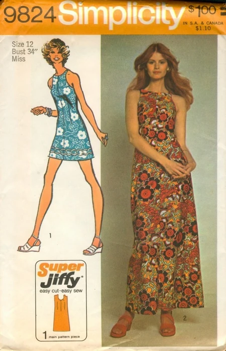 Simplicity 9824 | Vintage Sewing Patterns | Fandom