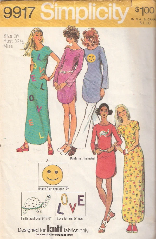 Simplicity 9917 | Vintage Sewing Patterns | Fandom