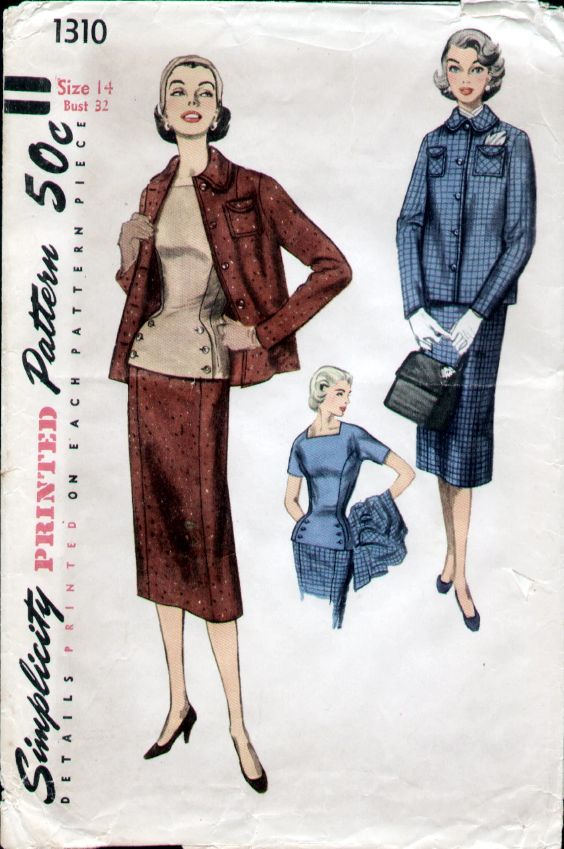 Simplicity 1310 | Vintage Sewing Patterns | Fandom