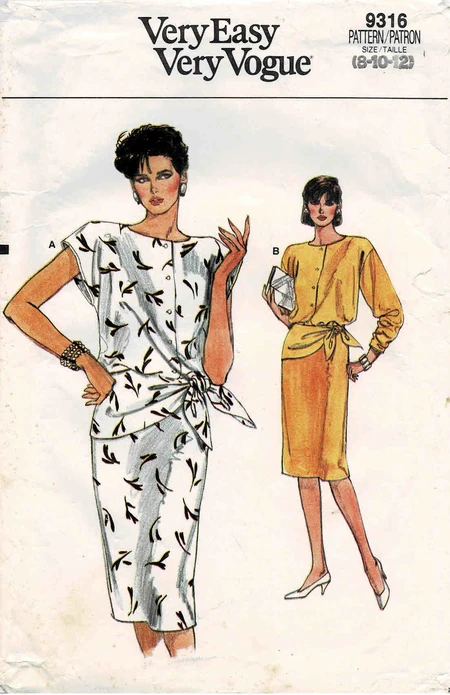Vogue 9316 A | Vintage Sewing Patterns | Fandom
