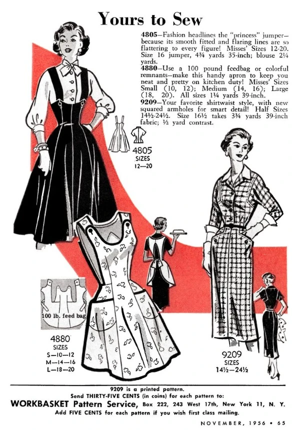 Workbasket 4880 | Vintage Sewing Patterns | Fandom