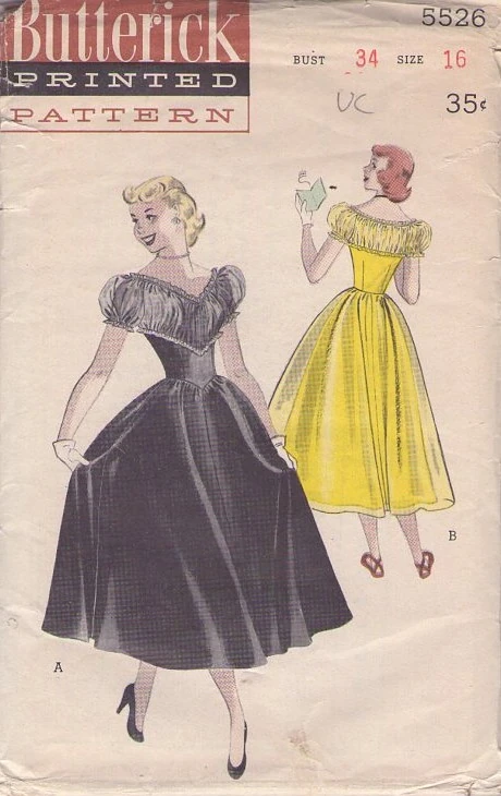 Butterick 5526 | Vintage Sewing Patterns | Fandom