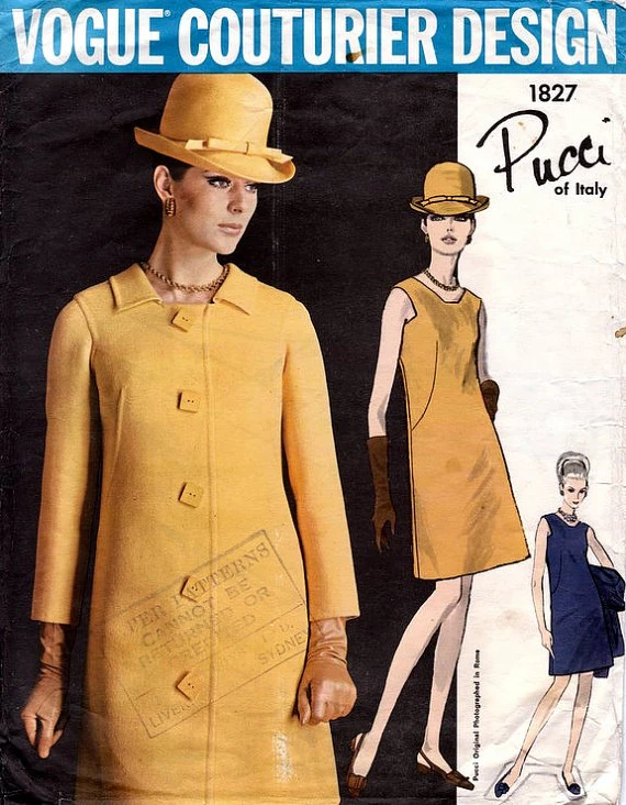 Vogue 1827 A | Vintage Sewing Patterns | Fandom