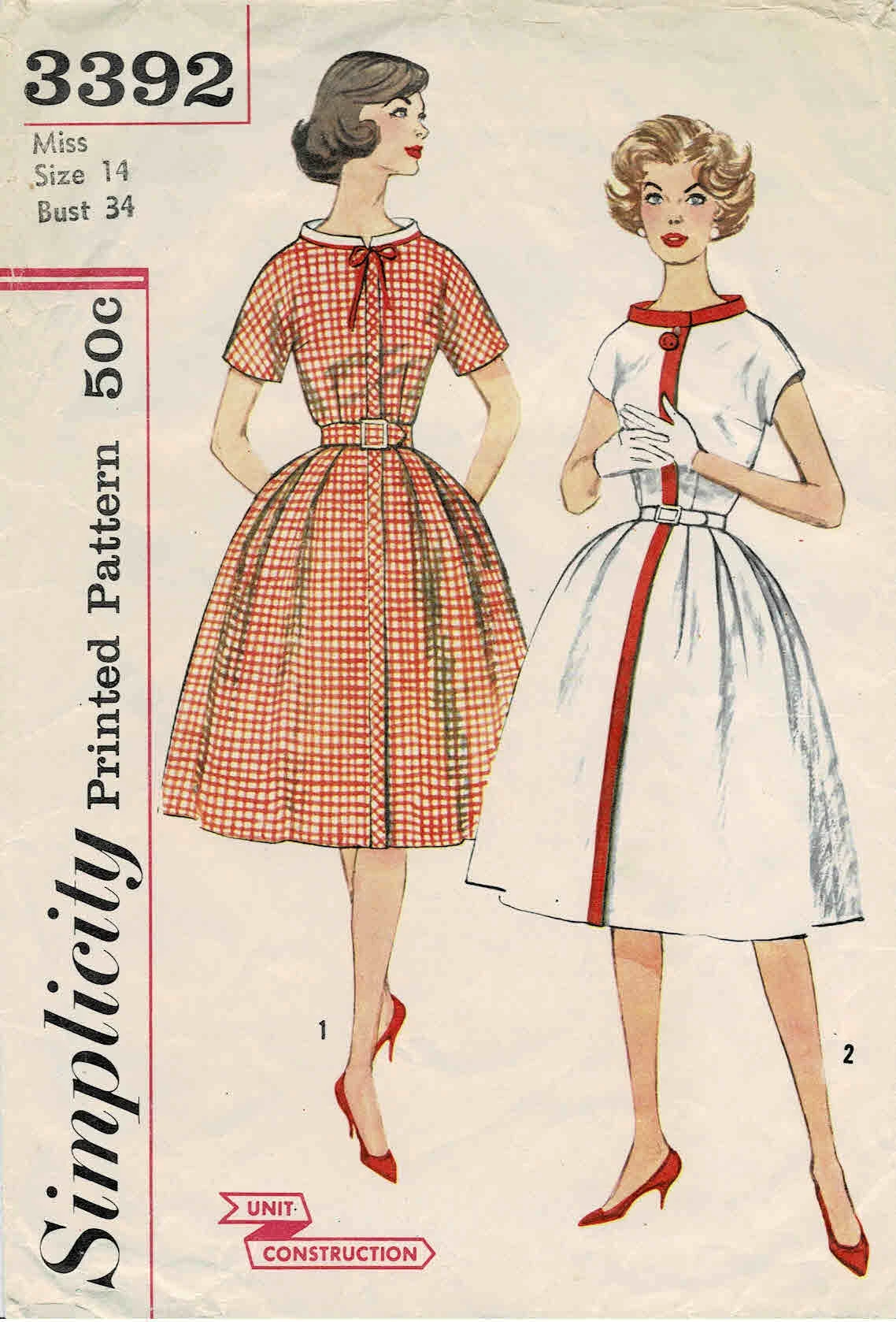 Simplicity 3392 B | Vintage Sewing Patterns | Fandom